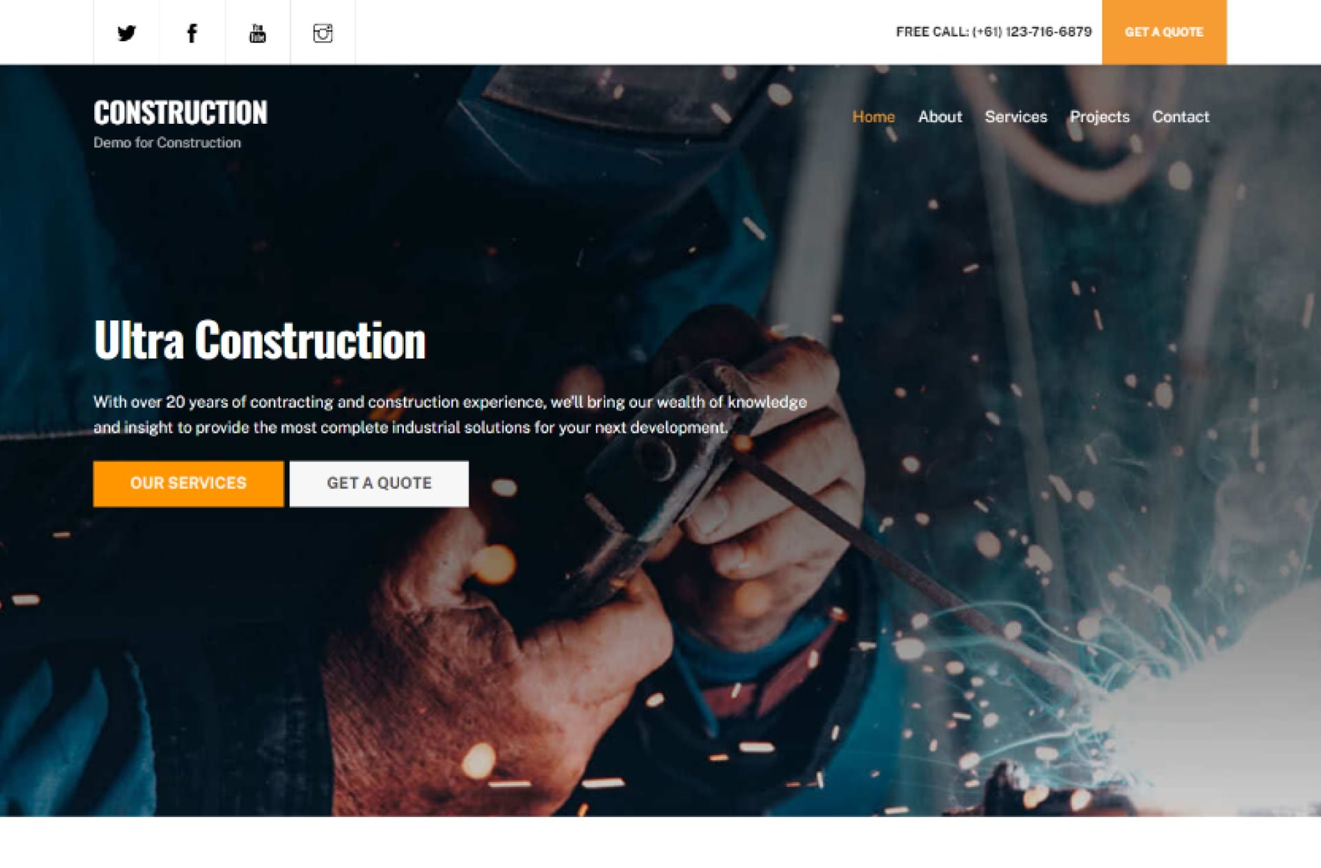 10 Tema WordPress Konstruksi Terbaik pilihan Klien - Mangcoding